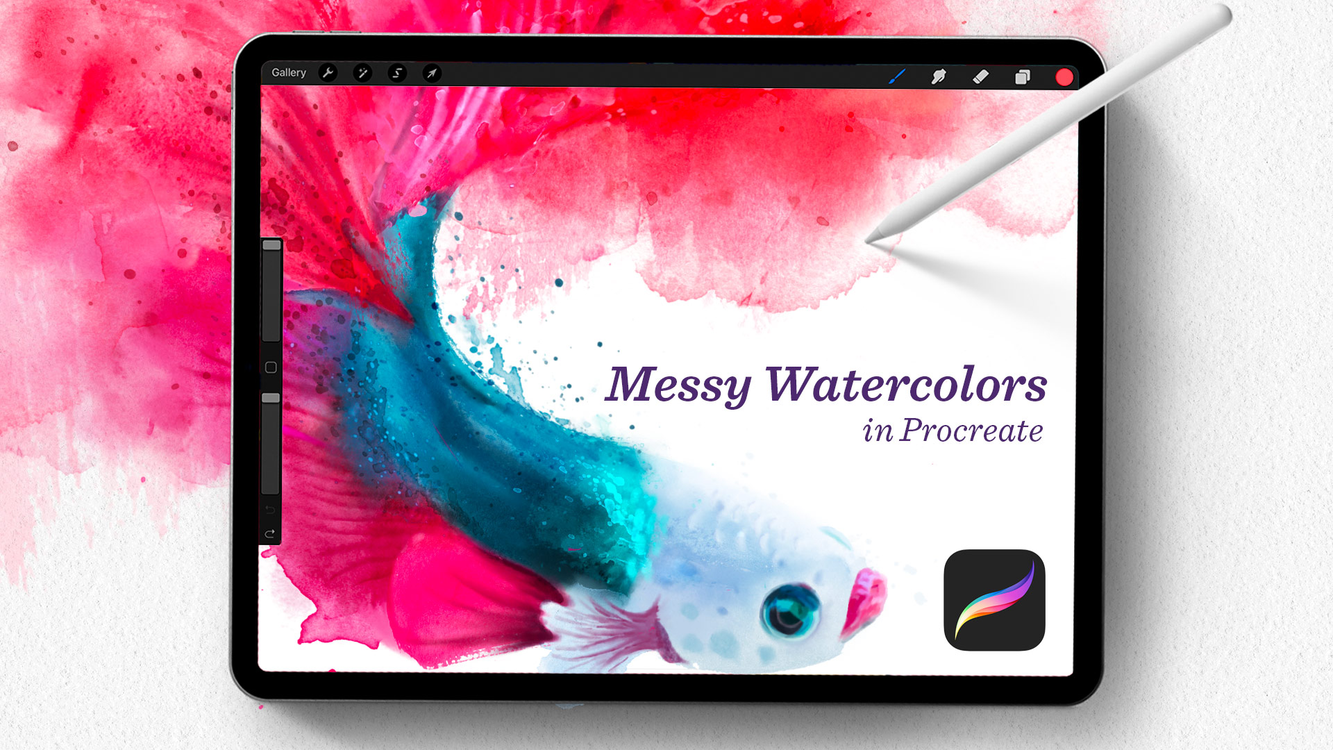 Messy Watercolors in Procreate | Every-Tuesday Courses